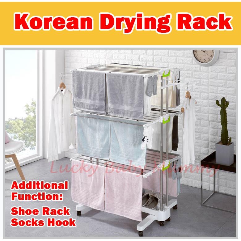 Korean Clothes Drying Rack/ Laundry rack/Stainless Steel Clothes Hange