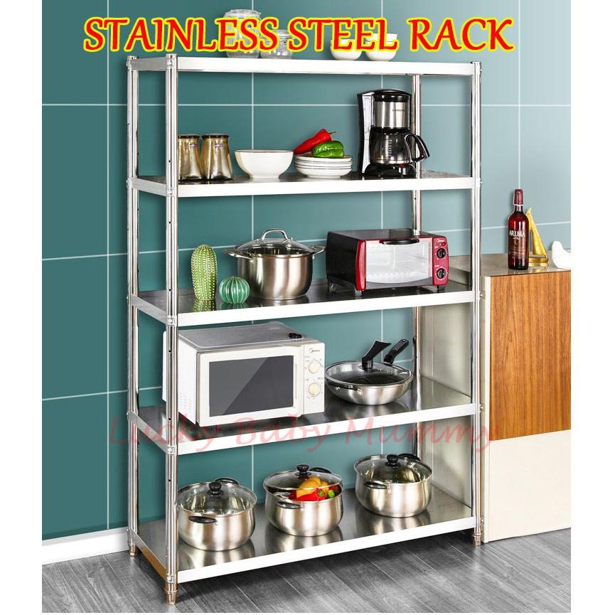 Stainless Steel Rack /Kitchen Rack/ Storage with Adjustable Shelf/Stor