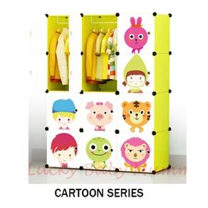 【Basic Cube Storage - Doraemon】DIY Modular Cube Storage Cabinet System